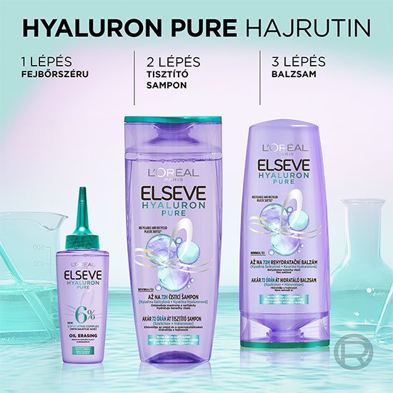 Elseve Hyaluron Pure Hajápolás Sampon | L'Oréal Paris