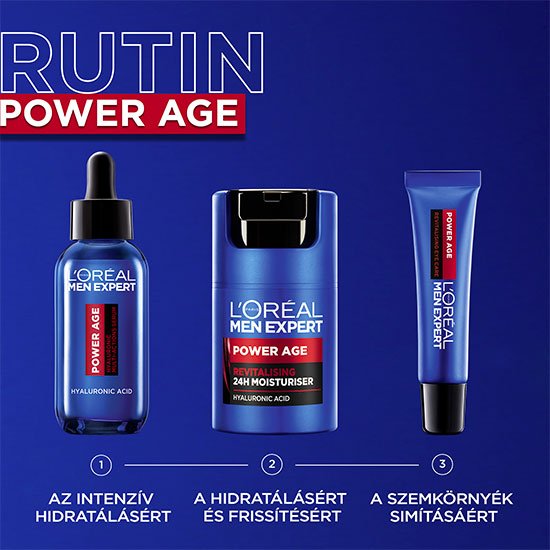 Men Expert Power Age Férfi bőrápolás Revitalizáló szemkörnyékápoló | L ...